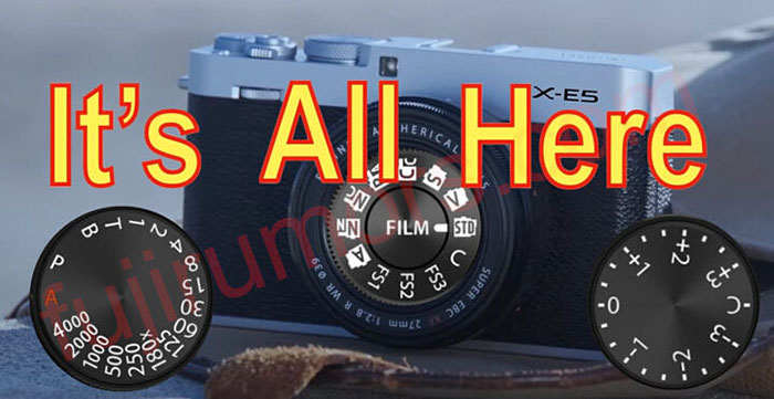 富士フイルム「X-E5」には、フィルムシミュレーション専用ダイヤルが搭載される！？ | CAMEOTA.com